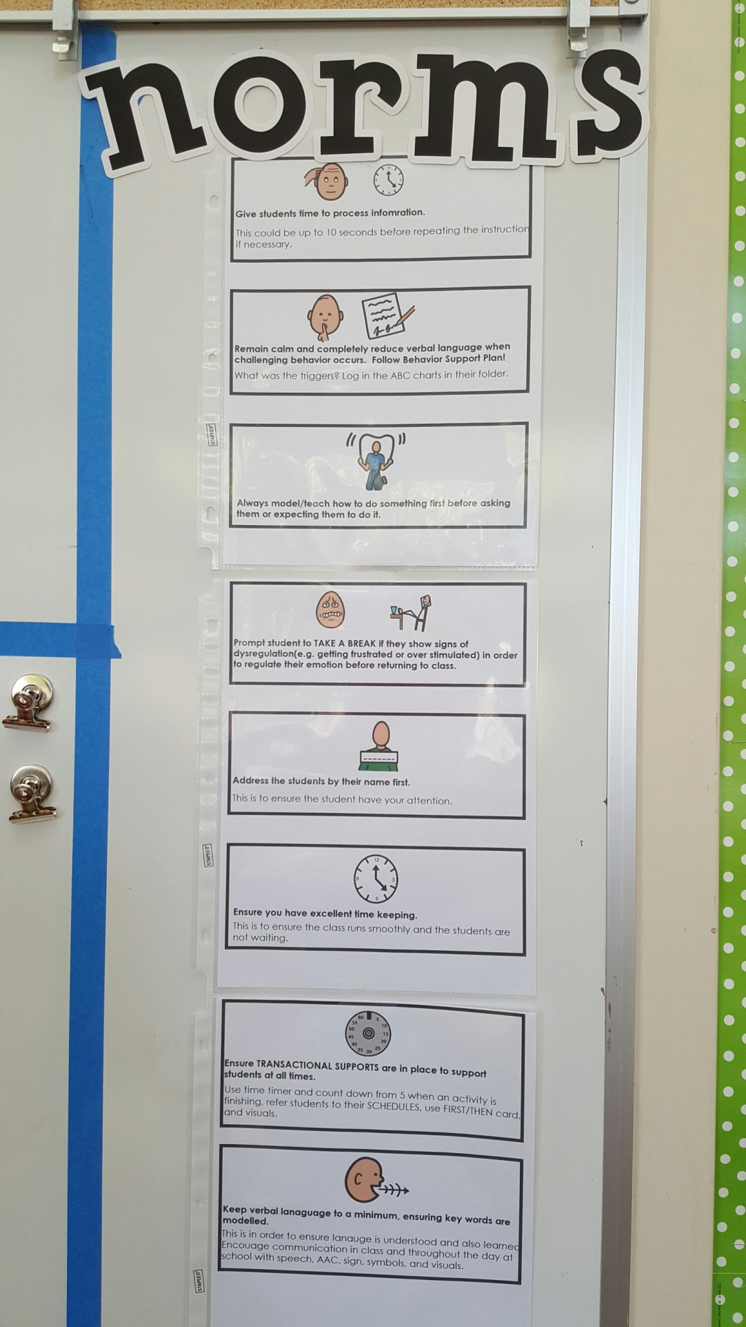 Autism Classroom Rules – Everyday Teaching Autism Resources