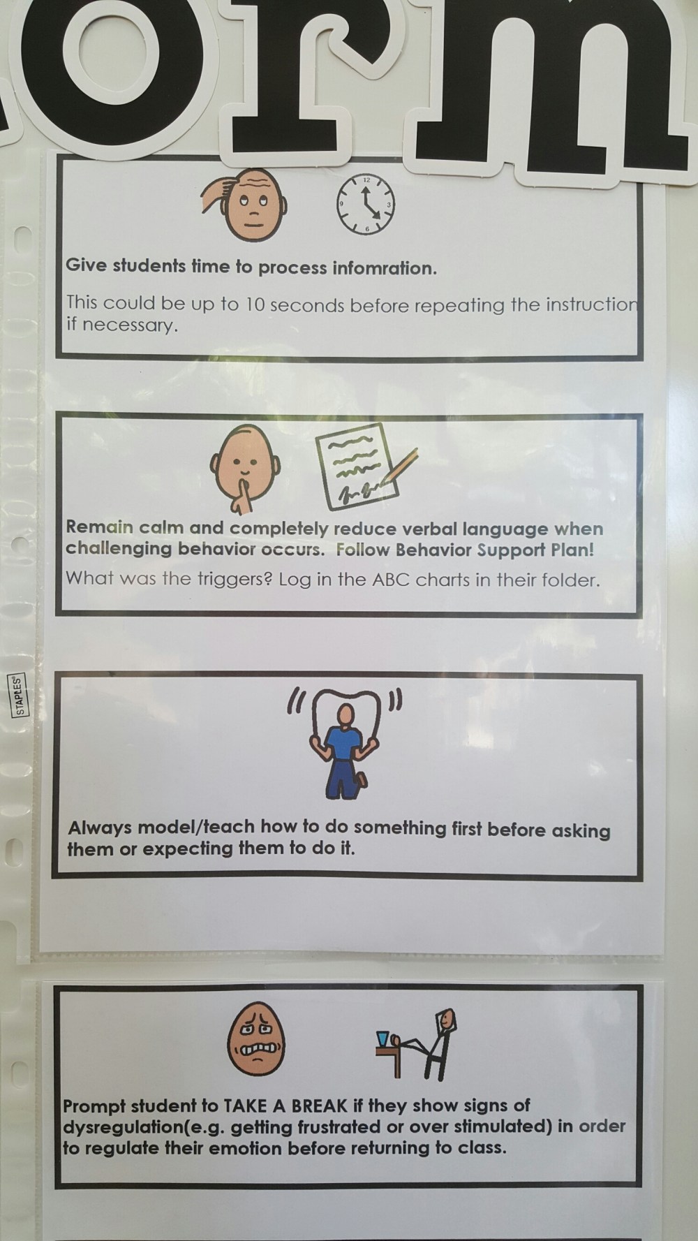 Autism Classroom Rules – Everyday Teaching Autism Resources