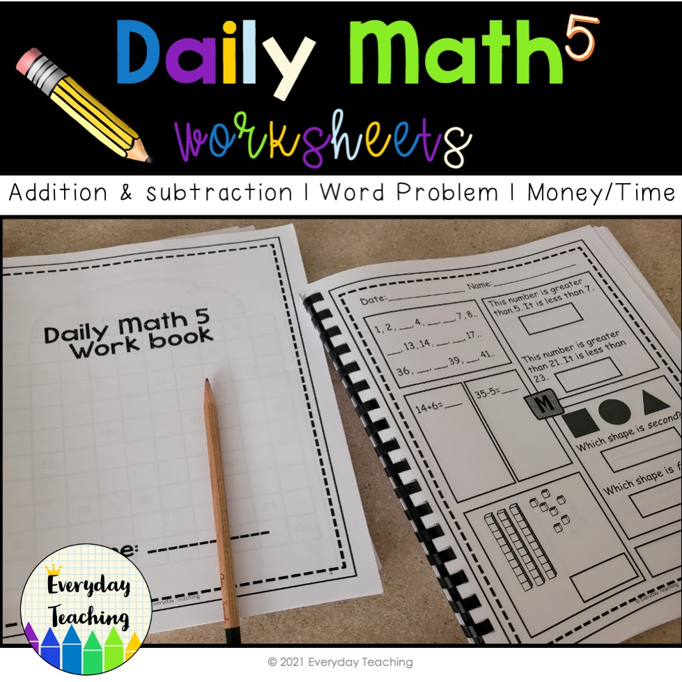 daily-math-worksheets – Everyday Teaching Autism Resources