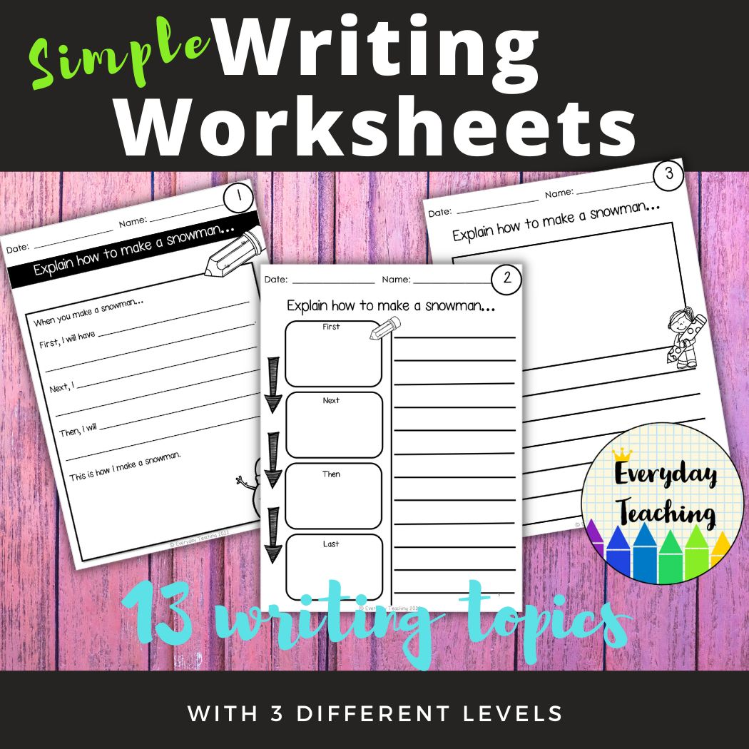 How to Teach Writing to Students with Autism – Everyday Teaching Autism ...