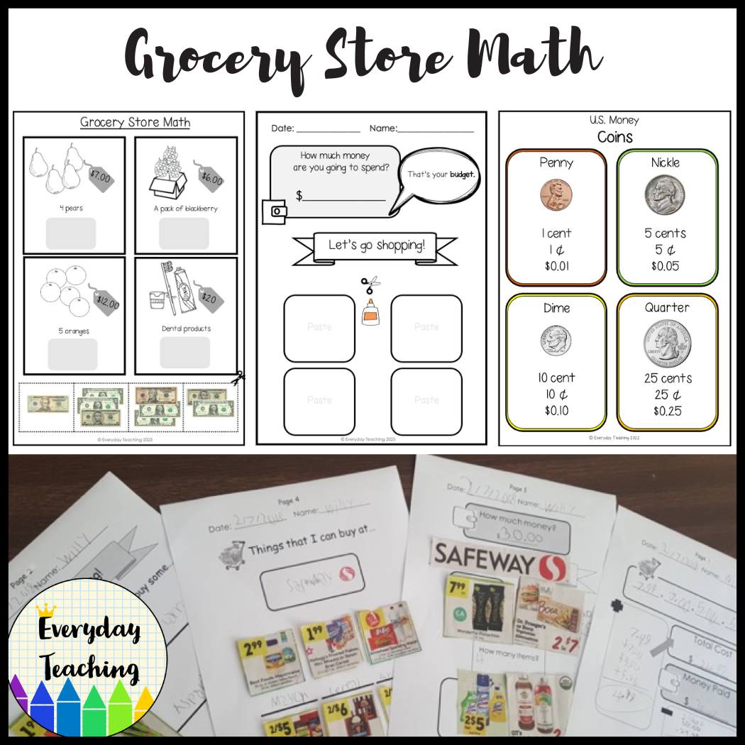 Grocery Store Math – Everyday Teaching Autism Resources
