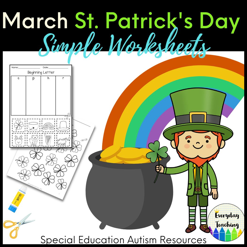 March Activity Ideas – Everyday Teaching Autism Resources
