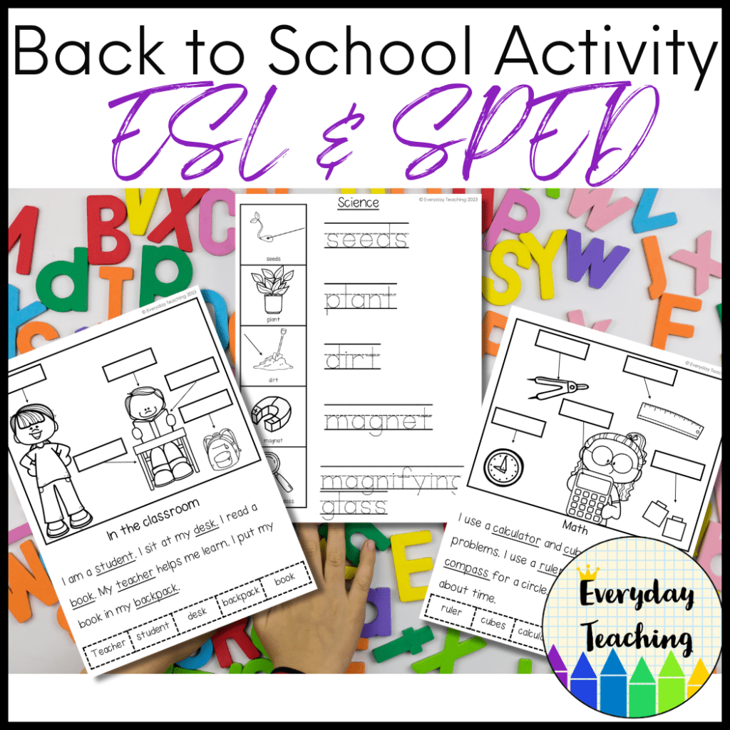 5 Simple Back-to-School Activities for ESL – Everyday Teaching Autism ...